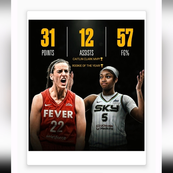 epson | Art | Brand New Caitlin Clark Vs Angel Reese 85x1 Ultra Glossy ...